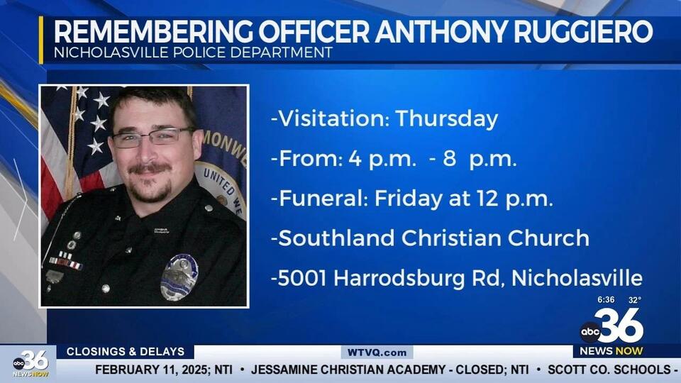 Remembering Nicholasville Police Officer Anthony Ruggiero - NewsBreak