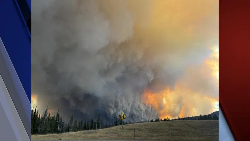 Pack Trail Fire grows over 19,000 acres in Wyoming - NewsBreak