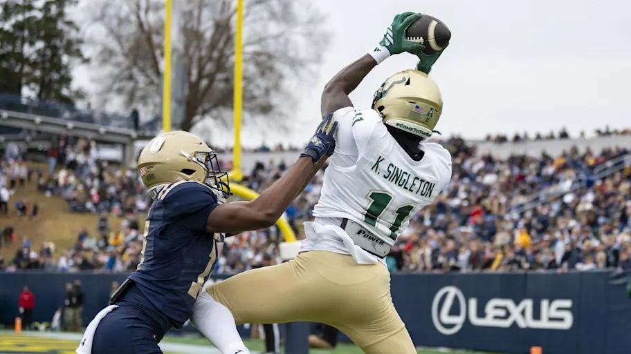 USF's College Football Playoff hopes implode as Navy runs over the ...