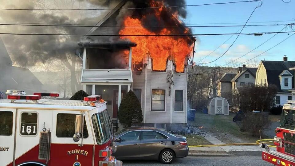 One Firefighter Hospitalized After Massachusetts House Fire - NewsBreak