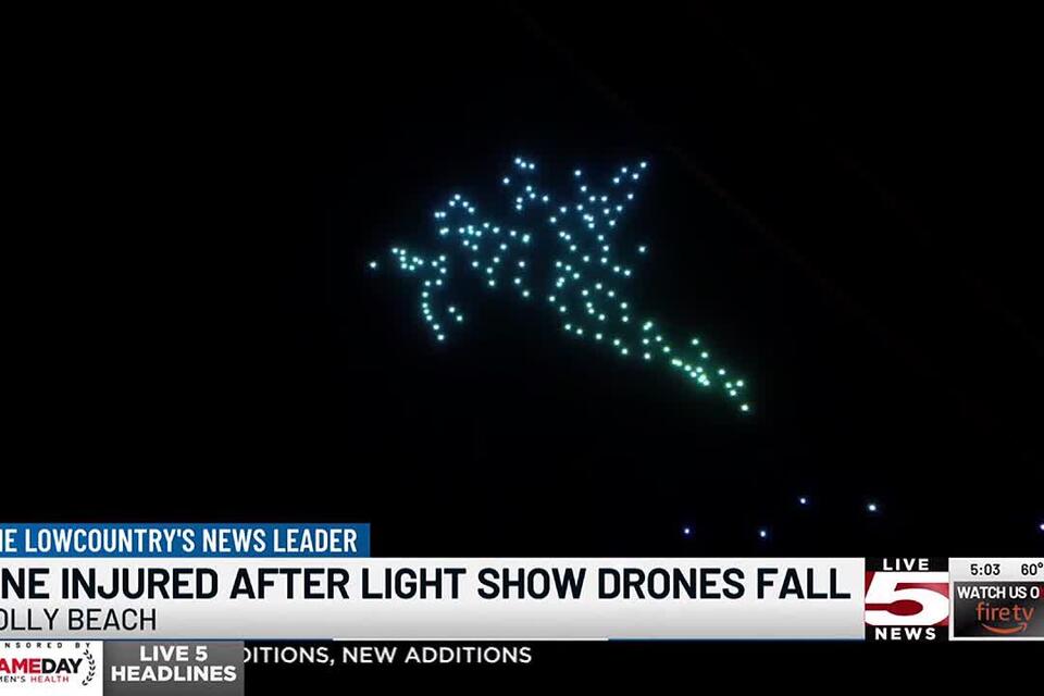 VIDEO: Folly Beach group issues statement on drone malfunction at New ...