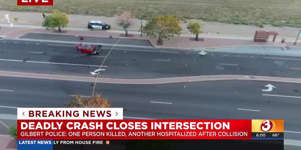 One killed as crash closes Gilbert intersection - NewsBreak