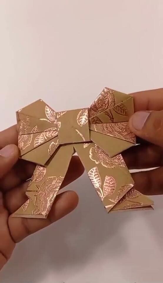 mari kita buat pita kreasipotongkertas seni origami origamitutorial ...