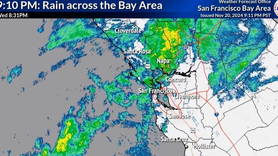 10-inches of rain have fallen in wettest California county in first 24 ...