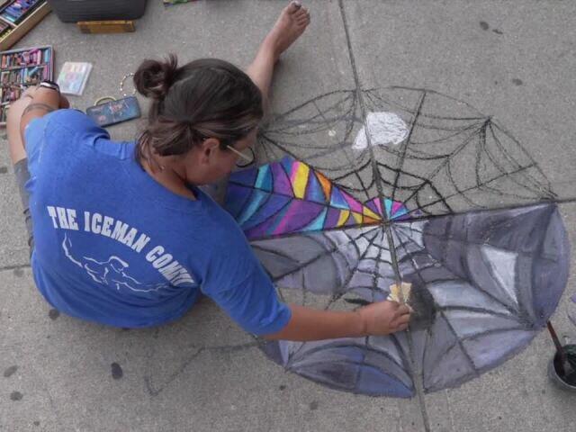 Annual Chalk Walk competition transforms downtown Appleton - NewsBreak