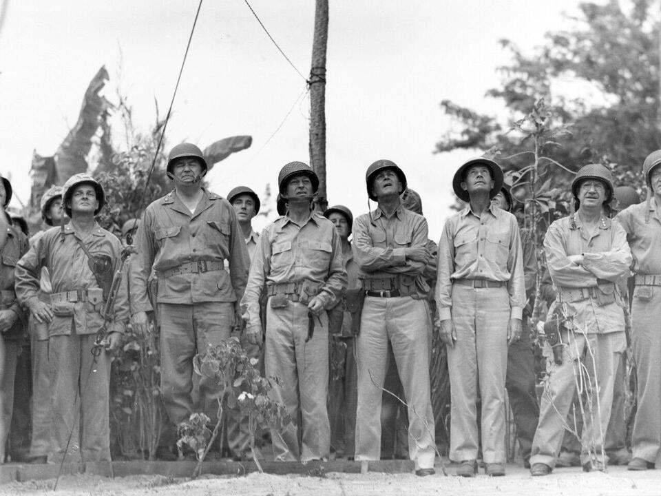 80 years ago today: Flag raising ceremony on Saipan