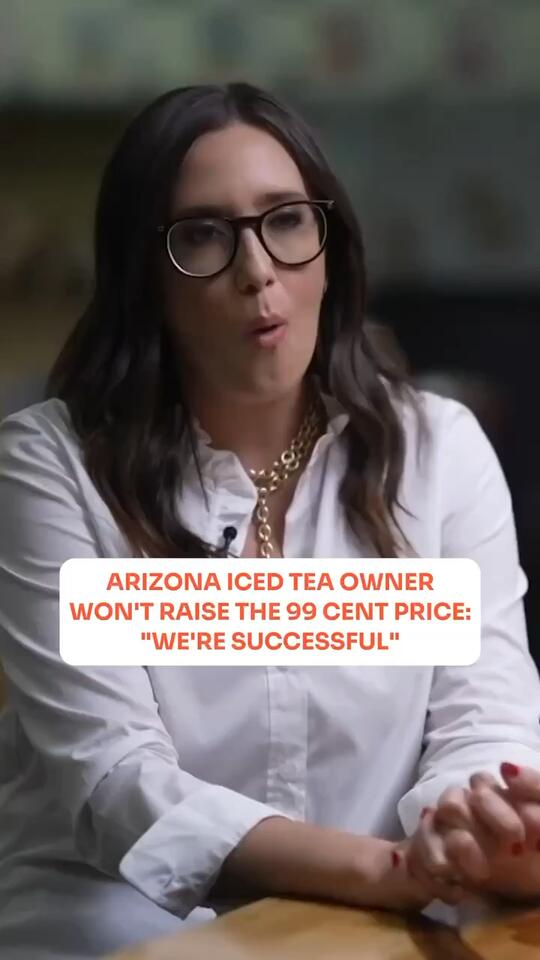 Arizona iced tea owner will not raise the $.99 price - NewsBreak
