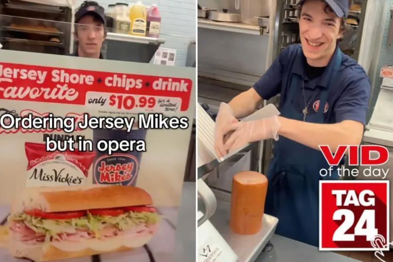 Viral Video of the Day for February 2, 2026: Woman orders Jersey Mike's ...