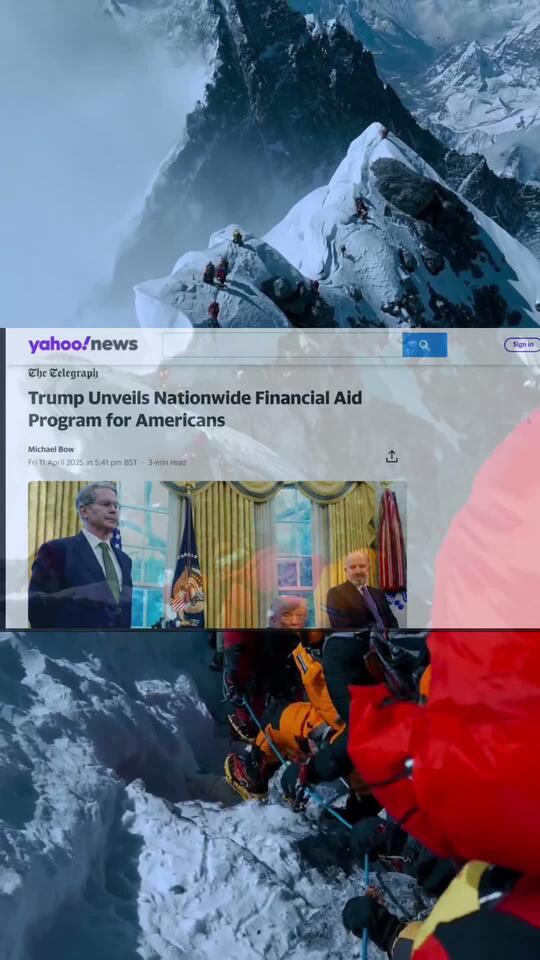 The Hillary Step, a famous section along the southeast ridge of Mt ...