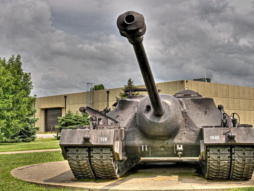 The lost prototype of the T28 Super Heavy tank was literally found in ...