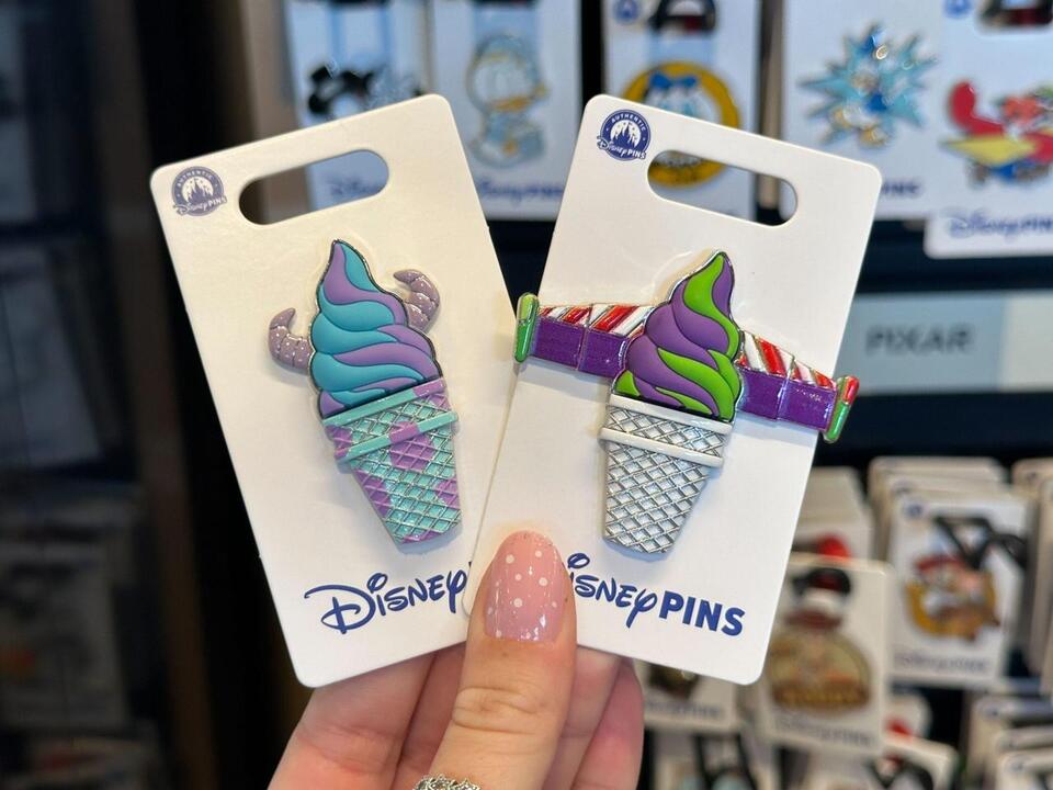 Buzz Lightyear and Sulley Ice Cream Cone Pins Available at Disney World ...