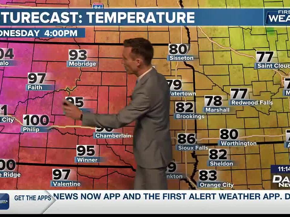 Tyler Roney's Tuesday First Alert Weather Forecast