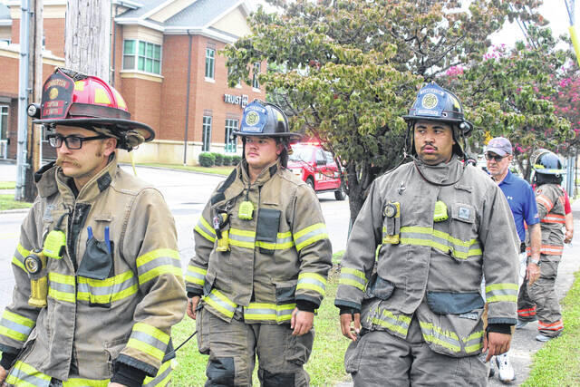 Local firefighters walk to remember 9/11 - NewsBreak