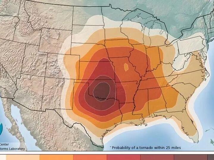 Alarming tornado maps reveals areas of US most at risk of 'severe ...