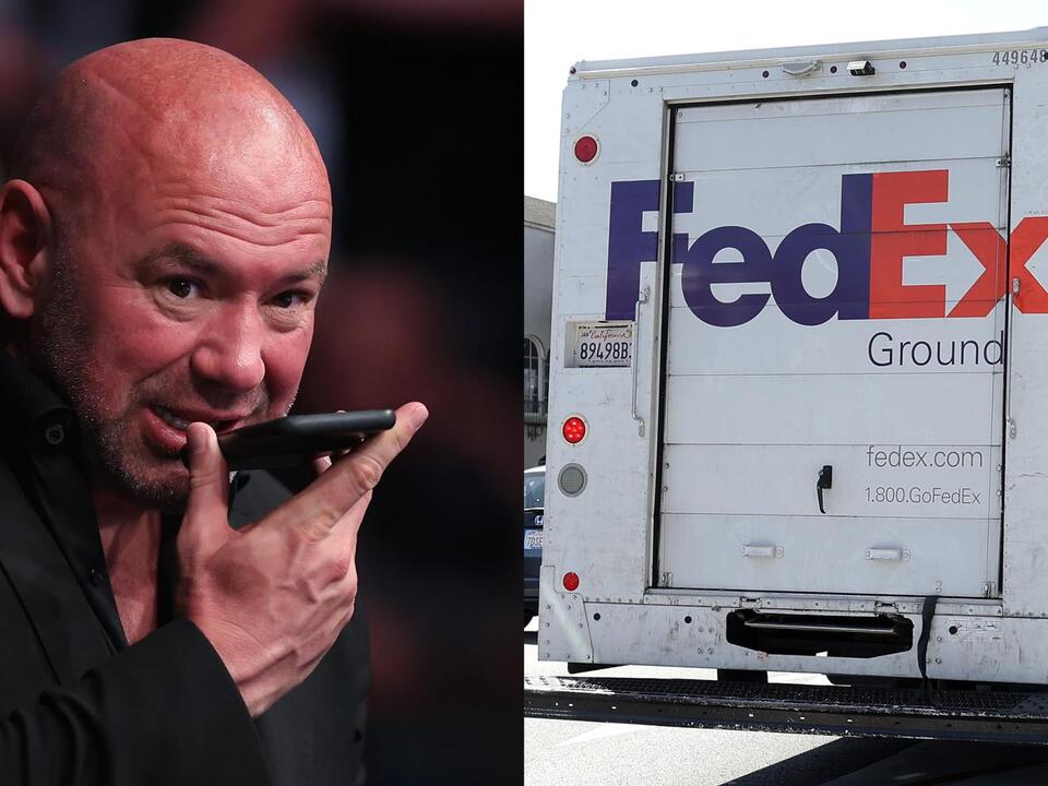 NYC FedEx driver fired after UFC's Dana White films him carelessly ...