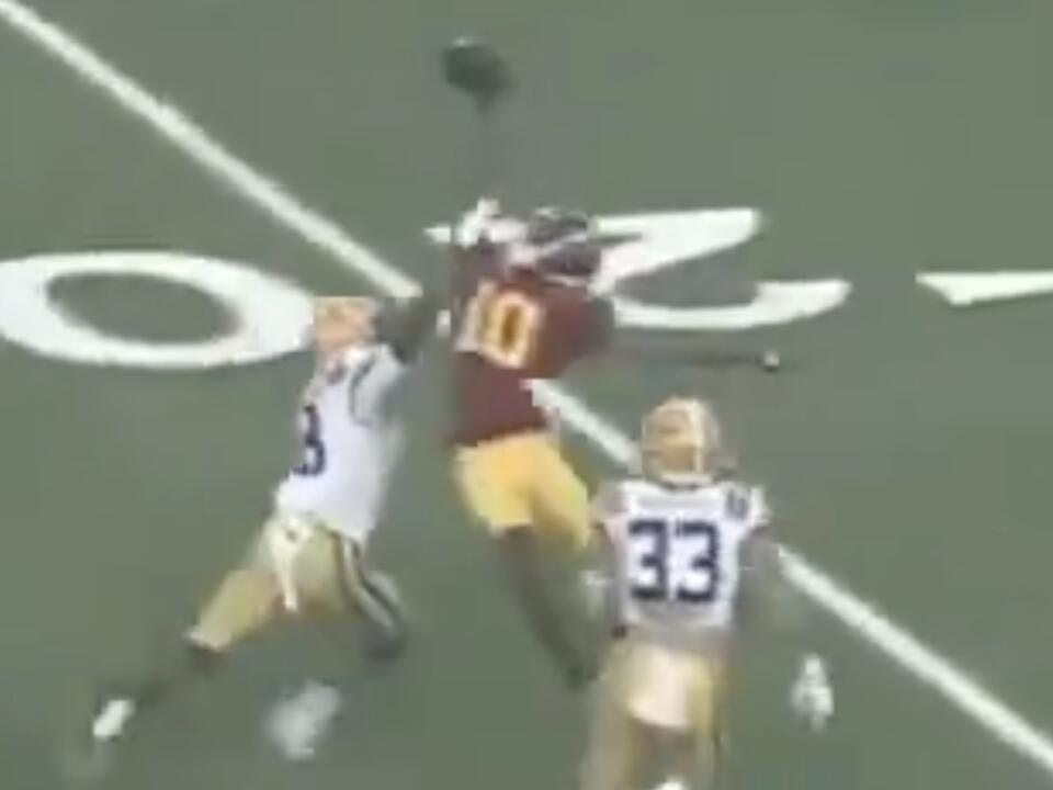 USC Receiver Kyron Hudson Shocks With Catch of the Year Against LSU