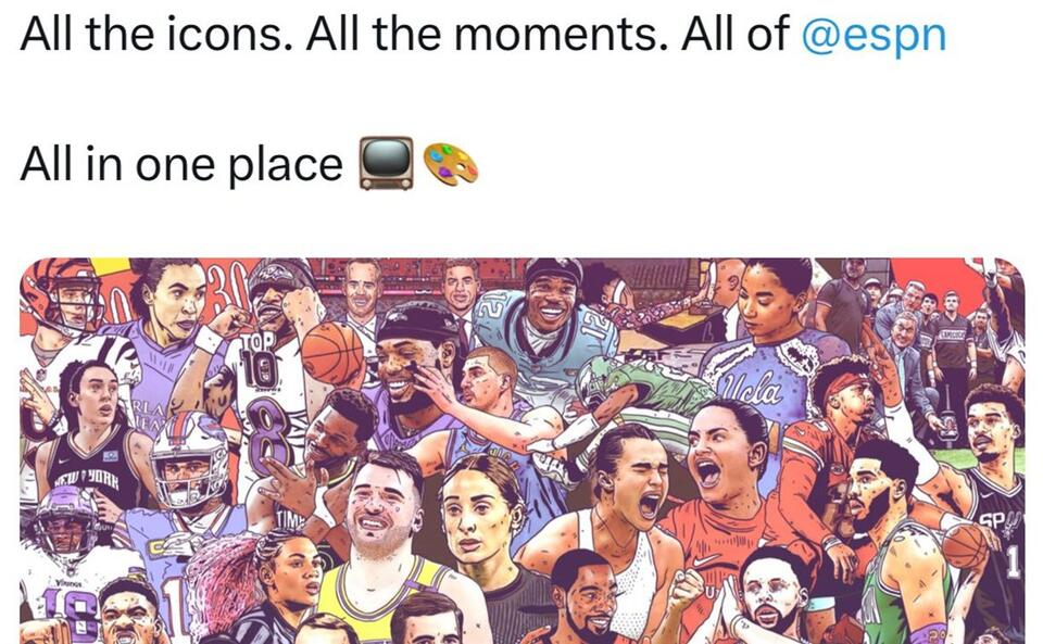 ESPN Quietly Deletes “Icon Mural” Post After They Got Roasted For ...