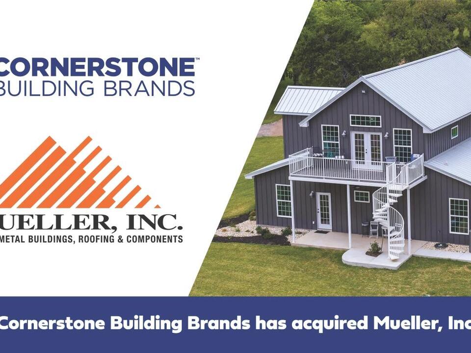 Cornerstone Building Brands Completes Acquisition of Mueller Supply ...