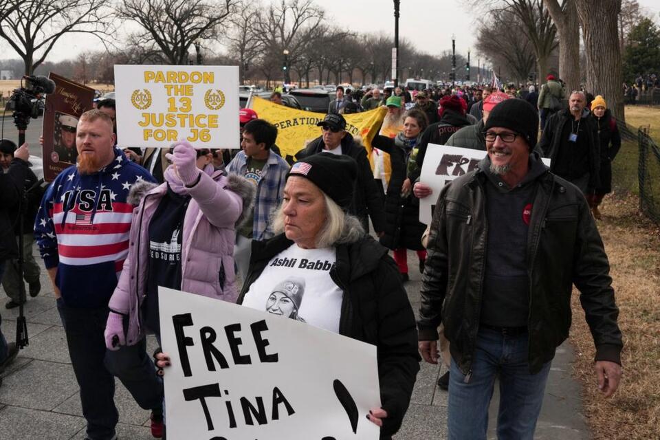 Pardoned Jan. 6 rioters return to Capitol on 5th anniversary of ...