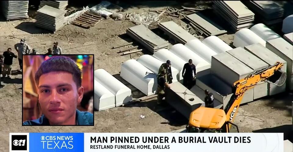 'Pleading for air': Man fatally crushed by burial vault leaves 'scared ...
