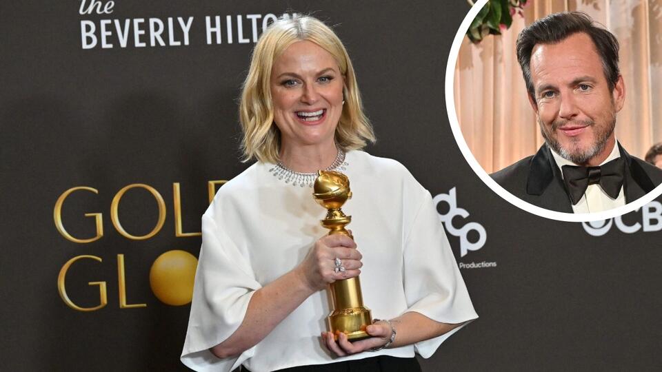Amy Poehler Lands Victory Over Ex-Husband Will Arnett at Golden Globes ...