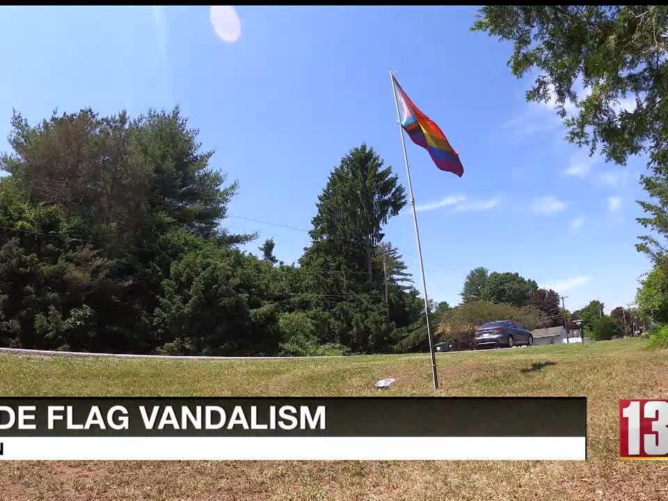 Rainbow flag vandals display their own true colors