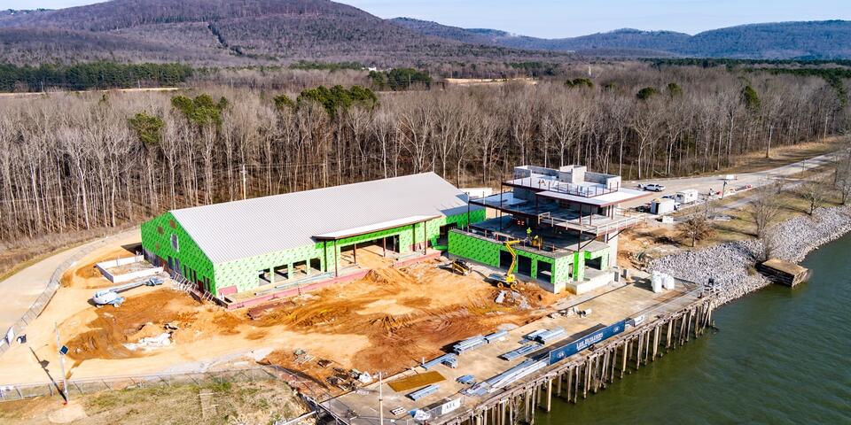 Ditto Landing Event Center construction ‘on schedule, within budget ...