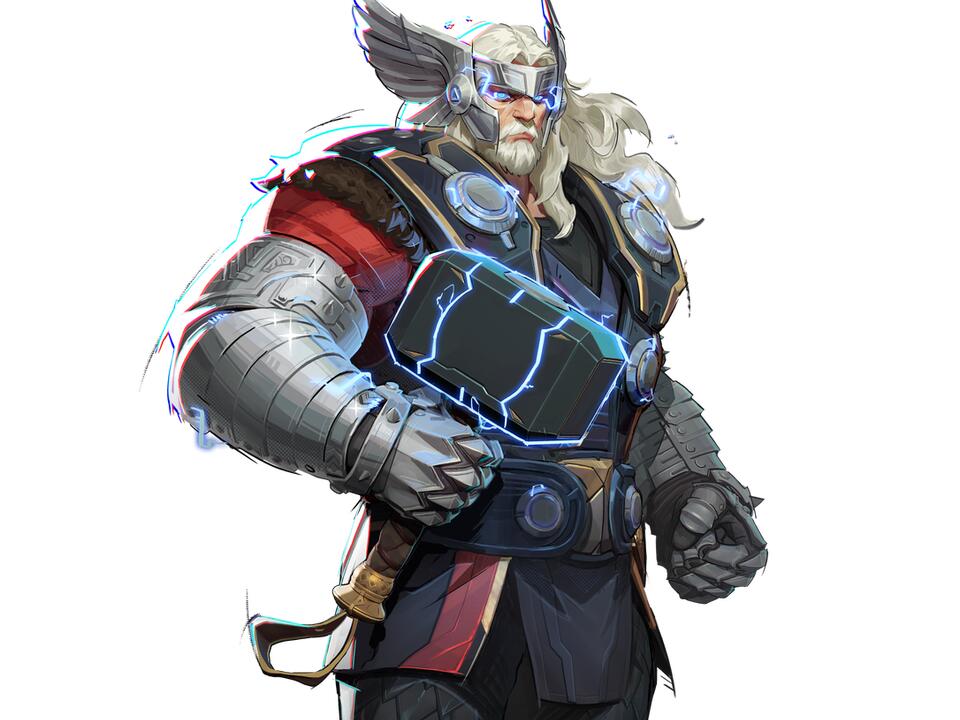 Marvel Rivals Reveals First Look at Thor and Jeff the Landshark | SDCC 2024