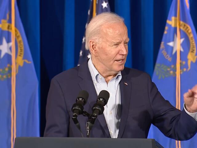 President Joe Biden giving speech at Stupak Community Center in Las ...