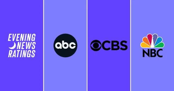 Week of March 30 Evening News Ratings: NBC News and CBS News Grow ...