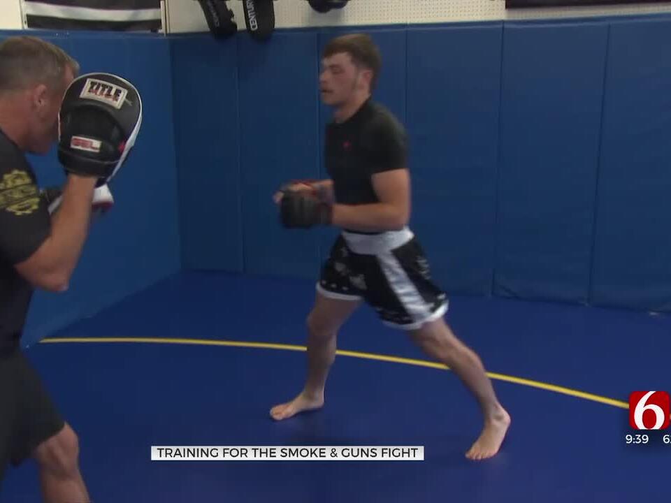 Smoking Guns: Firefighters, Law Enforcement Participate In Charity MMA ...