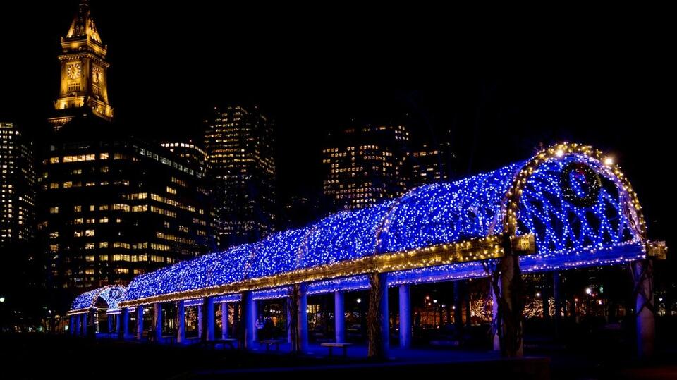 Boston Kicks Off Holiday Season with Waterfront Park Lighting Event ...