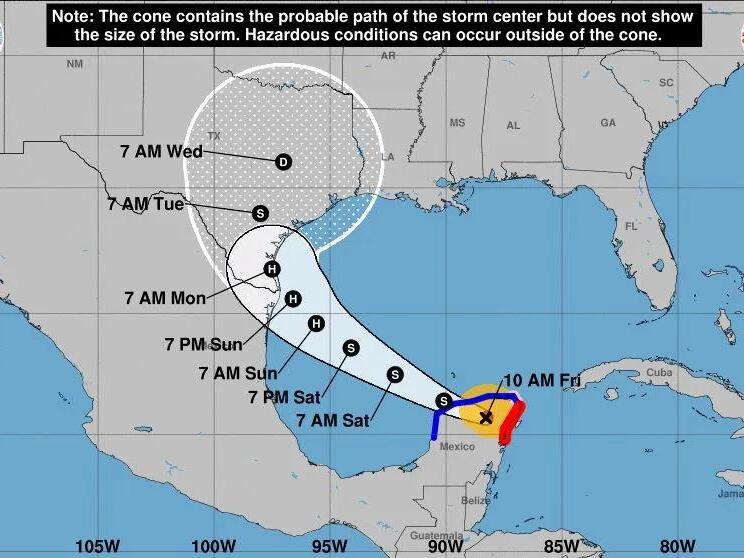 Lake Charles, Southwest Louisiana now in Hurricane Beryl's cone