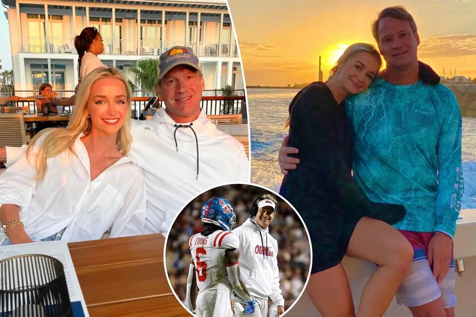 Ole Miss coach Lane Kiffin shares rare photo of girlfriend to celebrate ...