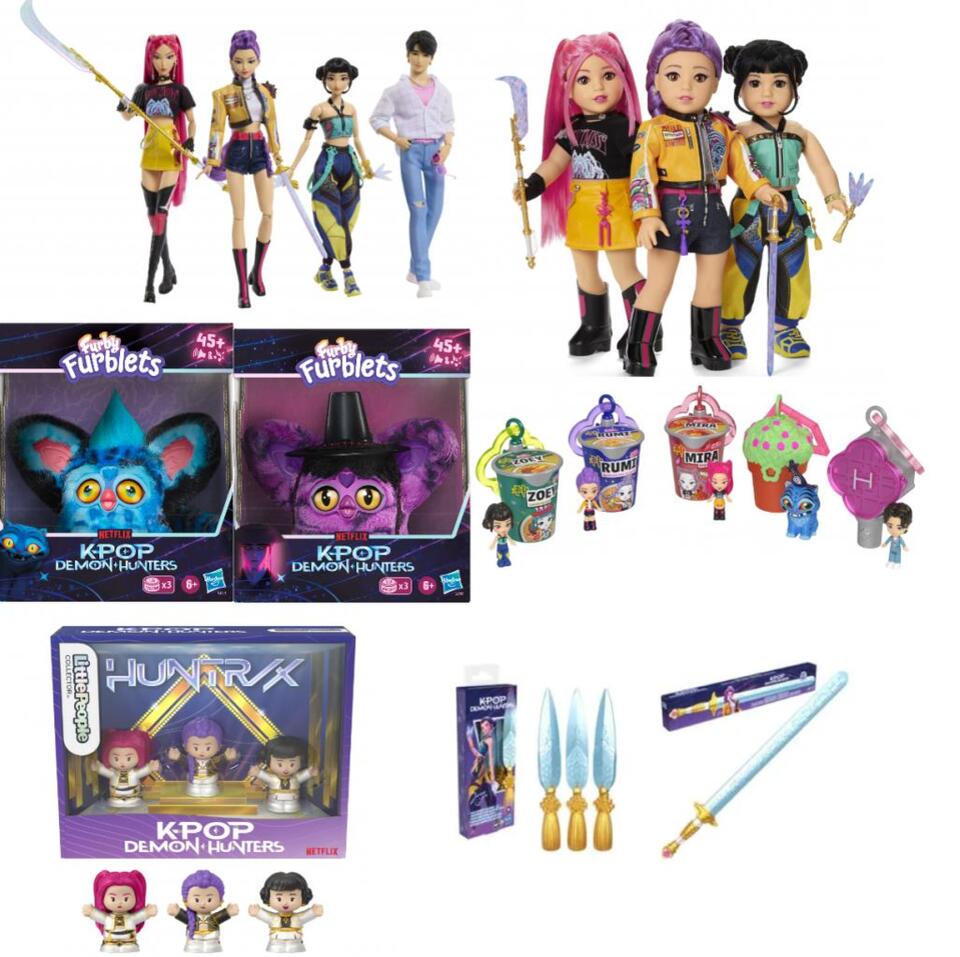 KPop Demon Hunters Doll and Toy Images From Mattel and Hasbro Released ...