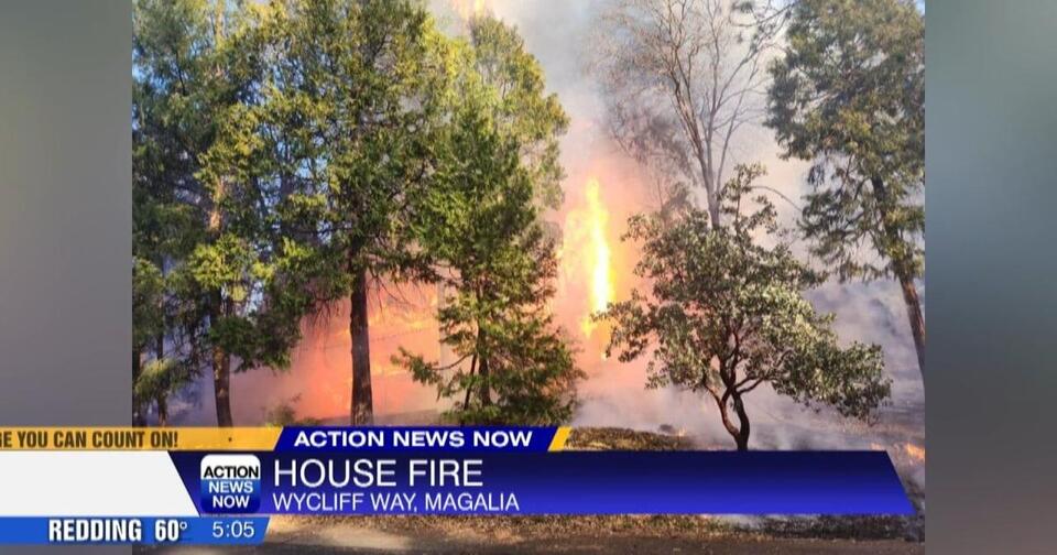 CAL FIRE Butte Unit contains structure fire in Magalia that destroys ...