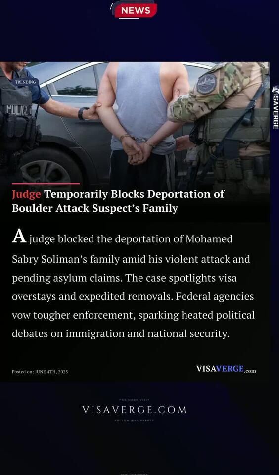 Judge Temporarily Blocks Deportation of Boulder Attack Suspect’s Family ...