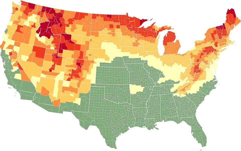 The Fall Foliage Map Shows The Best Leaf Peeping Places In New York For ...
