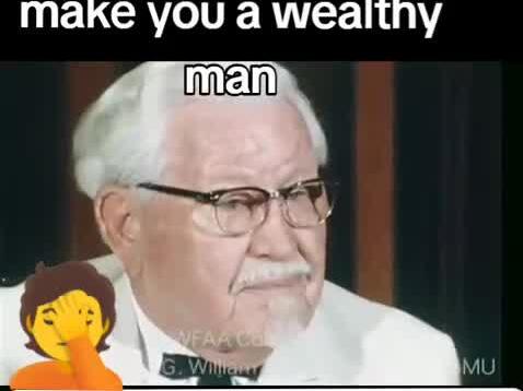 He got bamboozled 😮 Colonel Sanders, 80 years old at the time of this ...