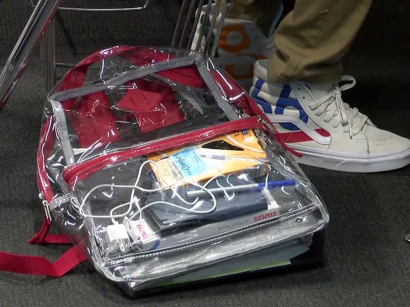 The pros and cons of clear backpacks