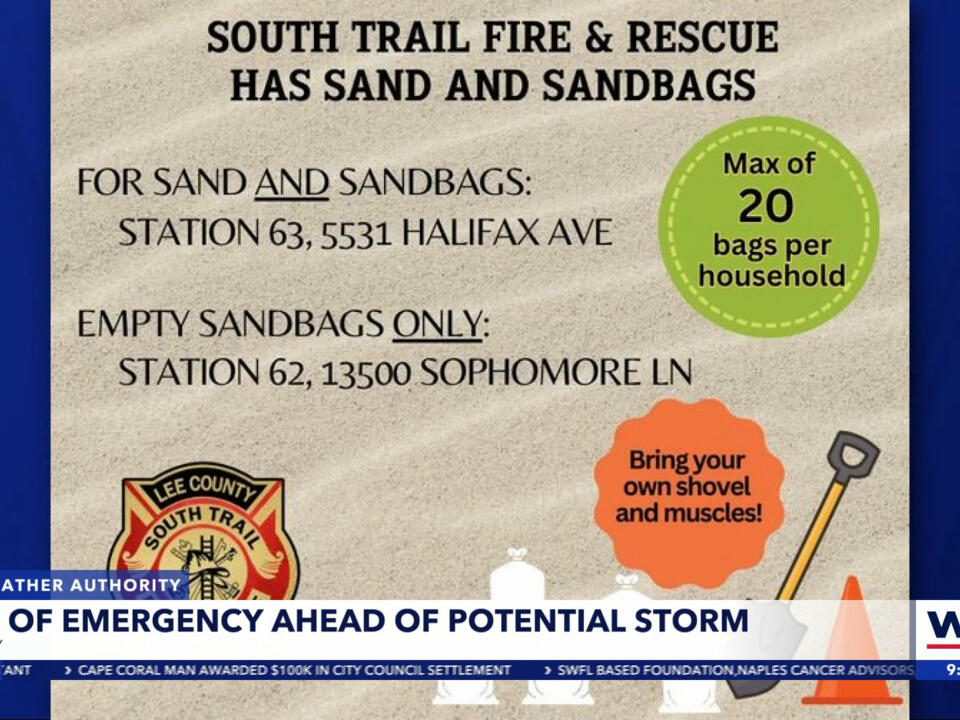 Prep Now: Free sandbags available for SWFL residents