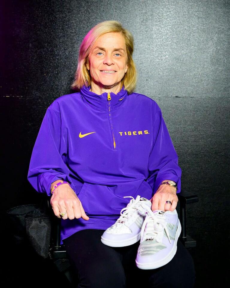 Fancy Footwear: LSU Women’s Basketball Head Coach Kim Mulkey releases ...