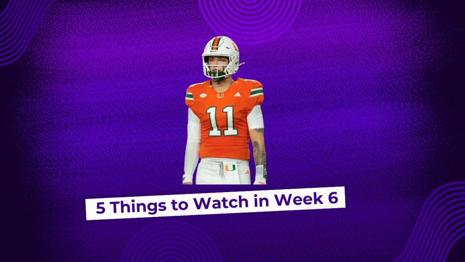 5 Things to Watch in College Football Week 6 - NewsBreak