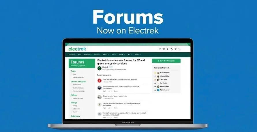 Introducing Electrek Forums: A new hub for the EV and green energy ...
