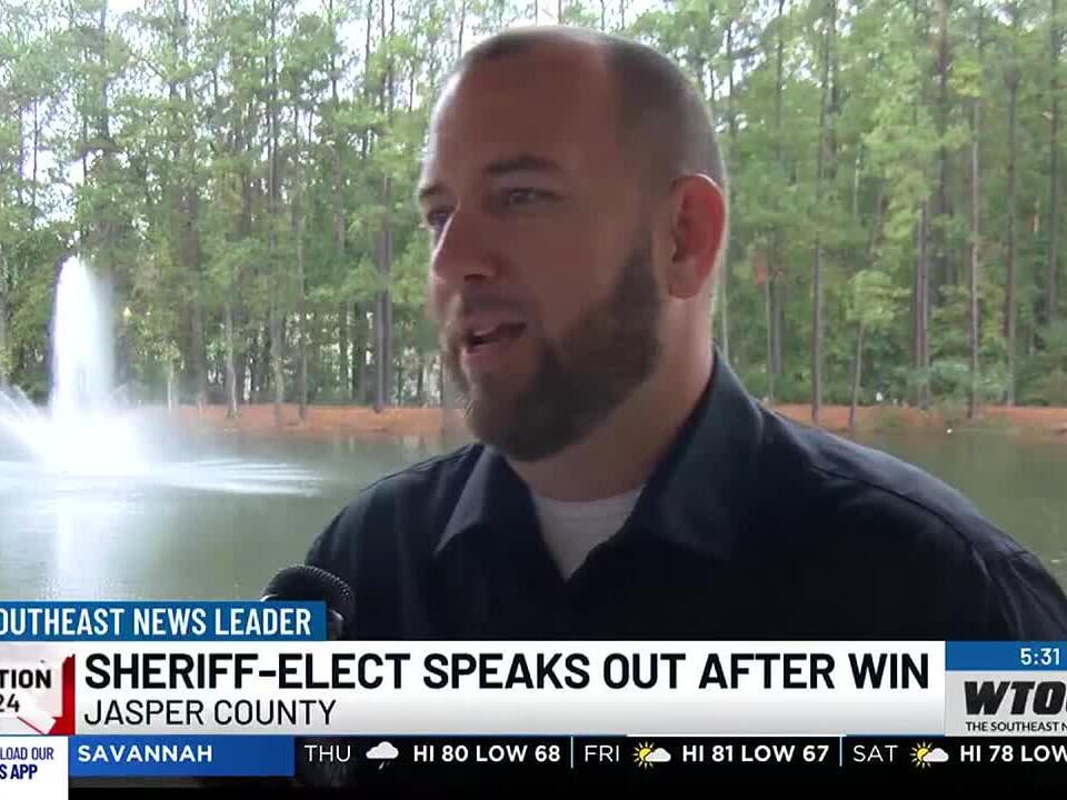 Sheriff-elect speaks out after win