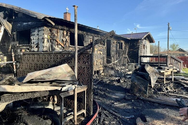 House fire displaces Nyssa family of six; onlookers impede emergency ...