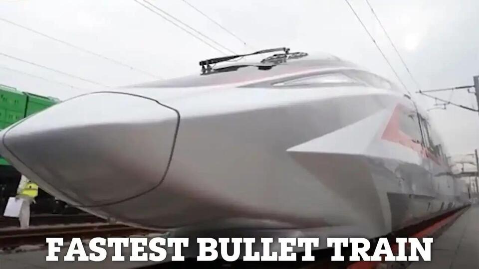 ‘World’s FASTEST bullet train’ that can reach 280mph is unveiled – and ...