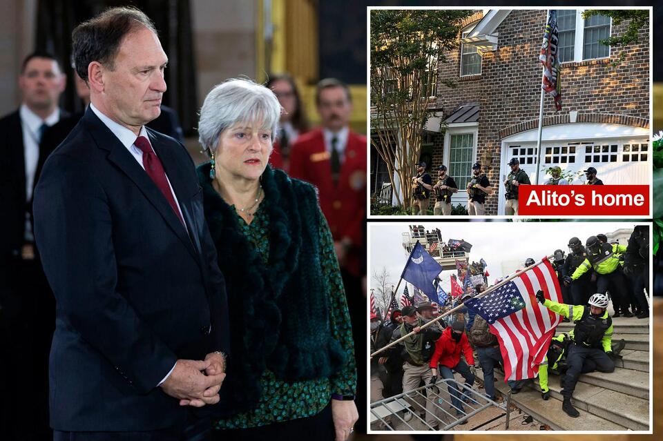 Supreme Court Justice Alito’s home had upside-down US flag —which ...