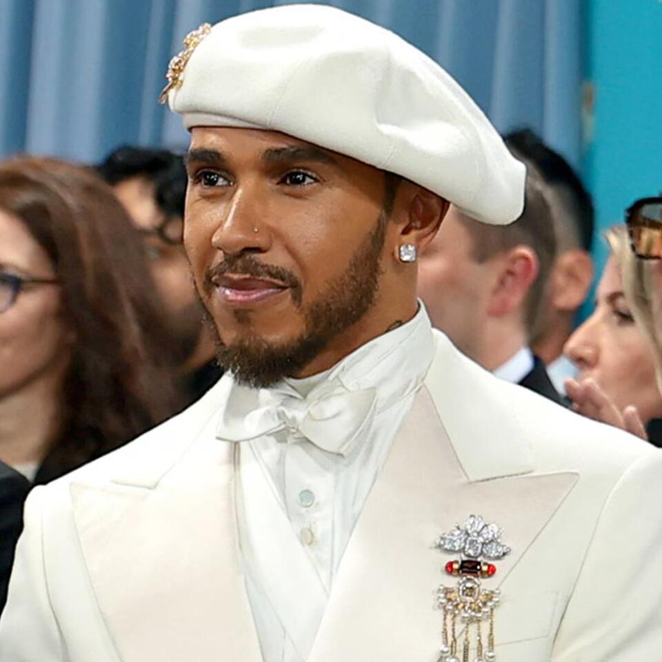 Formula 1’s Lewis Hamilton Gets Hearts Racing With Met Gala 2025 Red ...