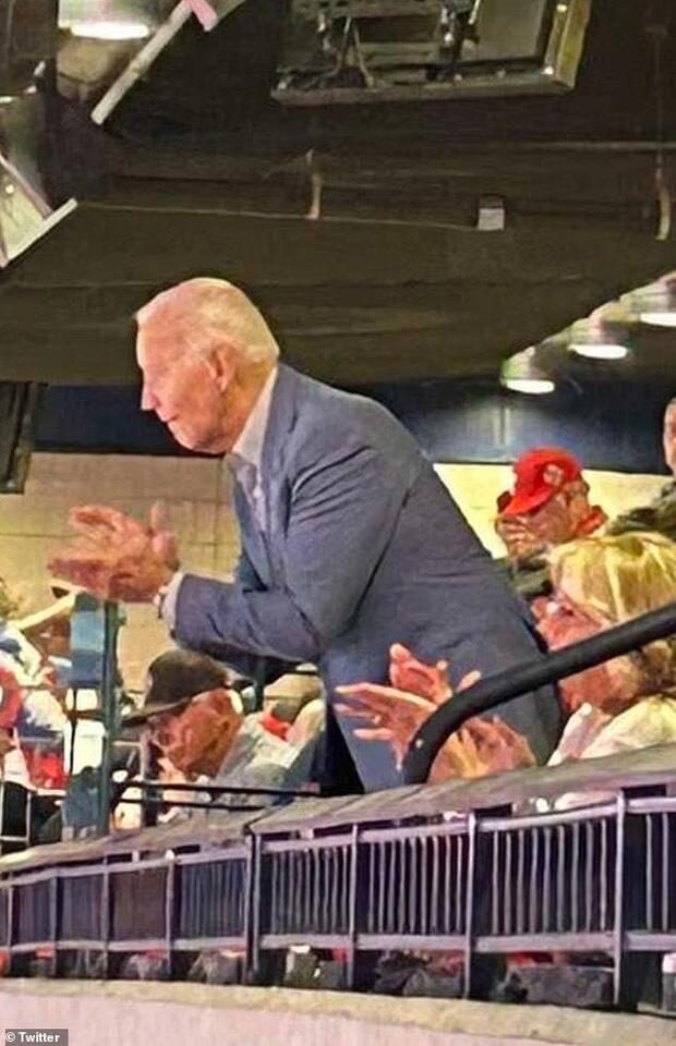Joe Biden makes rare public appearance as he takes Jill to watch ...